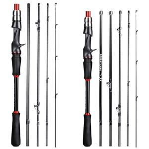 Jual Sougayilang 1.8m 2.1m Lure Fishing Rod Carbon Fiber Spinning Casting Fishing Rod Bait ...