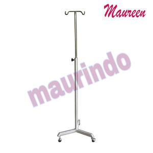 Jual Tiang Infus Kaki 3 Roda Standar Tiang Infus Portable Standard ...