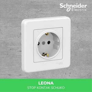 Jual Schneider Electric Wiring LEONA Stop Kontak Schuko 16A Tanpa CP ...