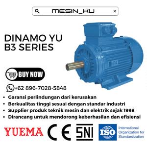 Jual ELEKTRO DINAMO ELECTRIC MOTOR YUEMA YU 2P 22KW 30HP 3PHASE 380V B3 / DINAMO ELECTRIC MOTOR ...