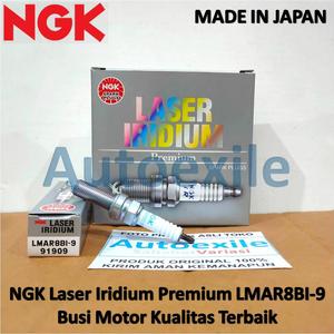 Jual Busi Motor NGK LASER IRIDIUM Premium LMAR8BI-9 LMAR8BI9 Original Spark Plugs 91909 Honda ...