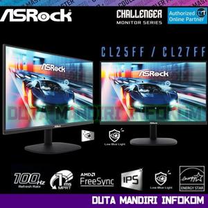 Jual ASRock Challenger CL25FF 24.5" I CL27FF 27" Inch - FHD IPS 100Hz ...