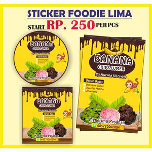 Jual (TERMURAH) Stiker Label Kemasan. Stiker Jajanan Snack. logo ...