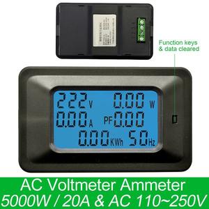 Jual DIGITAL AC 220V 20A WATT KWH VOLT AMPERE PF POWER FACTOR COS PHI ...