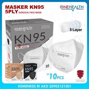 Jual Masker KN95 5PLY Isi 10 Earloop Karet Telinga Surgical Face Mask ...