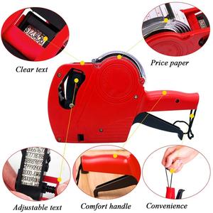 Jual (IMPORT) Single row 8 Digits Handheld Price Tag Gun with 1 Ink ...