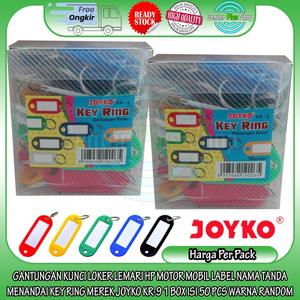 Jual Key Ring Gantungan Kunci KR-9 Merek Joyko Label Nama Isi 50 Pcs 1 ...
