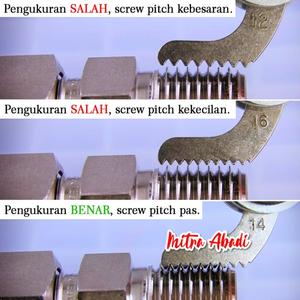 Jual SN07 lScrew Thread Pitch Gauge Alat Ukur Ulir Drat Baut - Kab ...