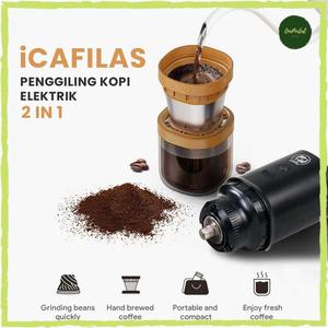 Jual Coffee Grinder 2 in 1 Dripper Espresso Maker Portable Alat ...