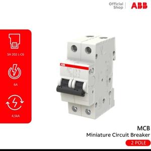 Jual MCB 2P 50A ABB 6kA SH202 C50A Miniature Circuit Breaker ABB Best - Jakarta Timur - HANINDO ...