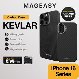 Promo Case iPhone 16 Pro Max / 16 Pro / 16 Plus / 16 MagEasy Kevlar ...
