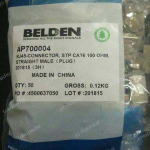 Jual BELDEN Rg45 Connector Cat6 / Cat.6 STP Metal AP700004 Original ...