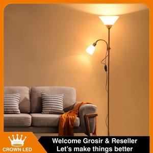 Jual Lampu Meja Stand Lampu Lantai Berdiri Double Lamp Standing Lamp ...