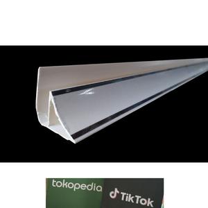 Jual lis plafon pvc 4 meter lis plafon pvc sudut lis plafon pvc siku list plafon pvc list plafon ...