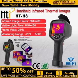 Jual HTI HT-H8 WiFi 384*288 Pixels Infrared Thermal Imager Transmission PC Analysis Floor ...