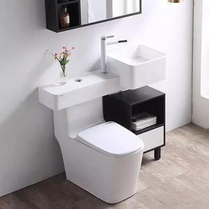 Jual Minimalist small unit wash basin with integrated toilet sink, sink ...