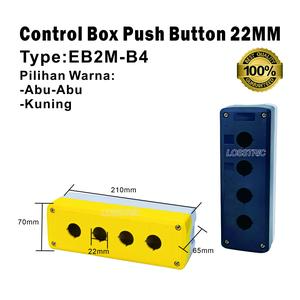 Jual Control Box Push Button 22mm 4 Lubang MODEL BARU - Abu-abu - Kota ...