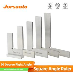 Jual 90 Degree Flat Edge Square Ruler Carpentry Square Metal Angle ...