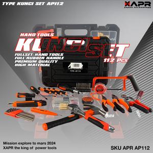 Jual APR JAPAN Toolkit Tool Kit Set Alat Serbaguna Tukang 112 Pcs Box ...