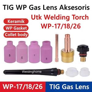 Jual Tig Argon Gas Lens Las Torch Keramik Collet Body WP17 WP18 WP26 ...