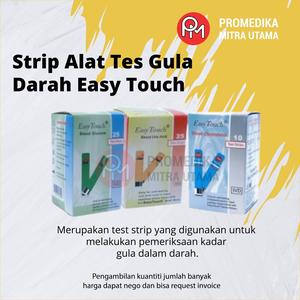 Jual Strip Easy touch Alat Tes Gula, Asam Urat Kolesterol dan HB ...
