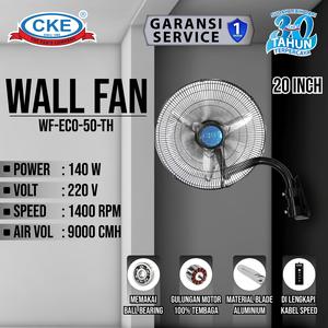 Promo Wall Fan CKE WF-ECO-50-TH 20 Inch Kipas Angin Dinding Tembok ...