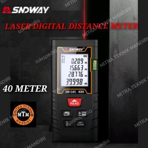 Jual ALAT UKUR METERAN DIGITAL LASER DISTANCE METER 40 METER SNDWAY ...