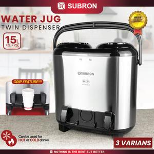 Promo SUBRON Water Jug Twin Dispenser Double Tank 2 Kran Air Minuman ...