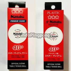 Jual Nittaku 3-Star 40+ Premium Poly Balls ~ Bola Plastik Pingpong - Premium Clean - Kota ...