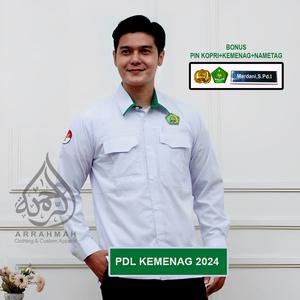 Jual READY TERLARIS KEMEJA PDH PUTIH KEMENAG TERBARU 2024 KEMEJA ...