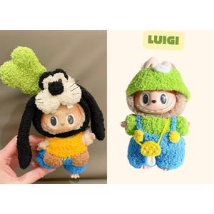 Jual PO 21 harian baju rajut for labubu//Rajut karakter goofy and luigi ...