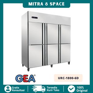 Jual Upright Chiller Gea Urc-1800-6d Chiller 6 Pintu Stainless Steel ...
