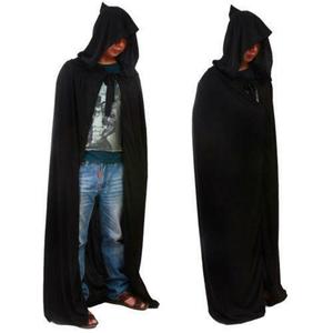 Jual 1/2pcs Cosplay Dress Up Black Halloween Party Cloak Costume Reaper ...