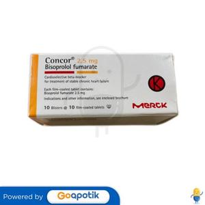 Promo CONCOR 2.5 MG BOX 100 TABLET / HIPERTENSI Cicil 0% 3x - Kota ...