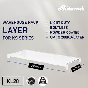 Jual WAREHOUSE RACK LAYER KITARACK KL20 AMBALAN RAK GUDANG EXTRA KS 20 ...