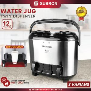 Promo SUBRON Water Jug Twin Dispenser Double Tank 2 Kran Air Minuman ...