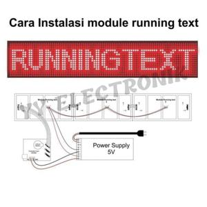 Jual SN07 Panel Module Modul LED P10 Running Text DIP Hijau Green ...