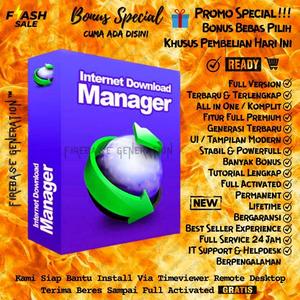 Jual IDM Internet Download Manager Version Untuk Komputer PC Laptop Windows Permanen Full Versi ...