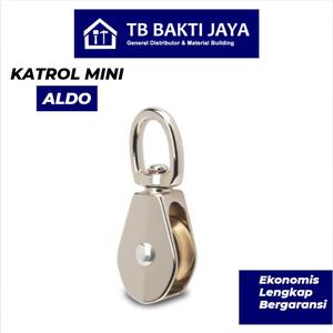 Jual Katrol Mini Swivel / Katrol Kecil Aldo / Kerekan Mini Kecil - 3/4 ...