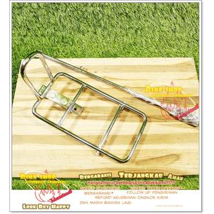 Jual Rak Pannier Bagasi Sepeda Depan Bahan Besi Chrome Model Kotak ...