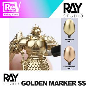 Jual RAY STUDIO GOLD MODEL MARKER SS SERIES - TITANIUM GOLD, POINTED ...