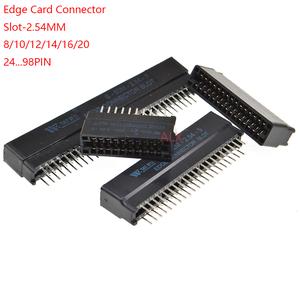 Jual 5pcs Edge Card Connector Slot 2.54 mm Pitch 8/10/12/16/18/20/28/30 ...
