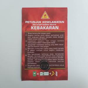 Promo Stiker Petunjuk Keselamatan Kebakaran - Stiker K3 - Stiker ...