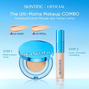 Promo Skintific 2pcs Matte makeup Set Cushion Concealer Perfect Stay ...