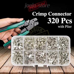 Jual 320 Pcs Skun Terminal Wire Crimp Connector Kit with Tang Crimping ...
