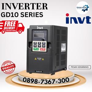 Jual INVERTER MOTOR/ INVT INVERTER GD10-0R4G-S2-B 0.4KW / 220V / INVERTER 1 PHASE/ 1PHASE 2.5 A ...