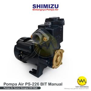 Jual Pompa Air Sumur Dangkal Shimizu PS 226 BIT Manual Best - Kota ...