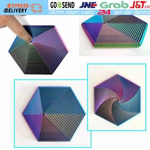 Jual Fidget Spinner Jari Hexagonal Segi Enam Mini Portable 3D Printing ...