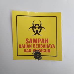 Promo Stiker Bahan Berbahaya dan Beracun - Stiker Simbol K3 - Kab ...