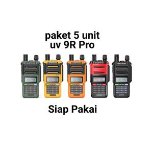 Jual Paket 5 unit HT BF UV 9R Pro radio komunikasi UV9r pro walkie ...